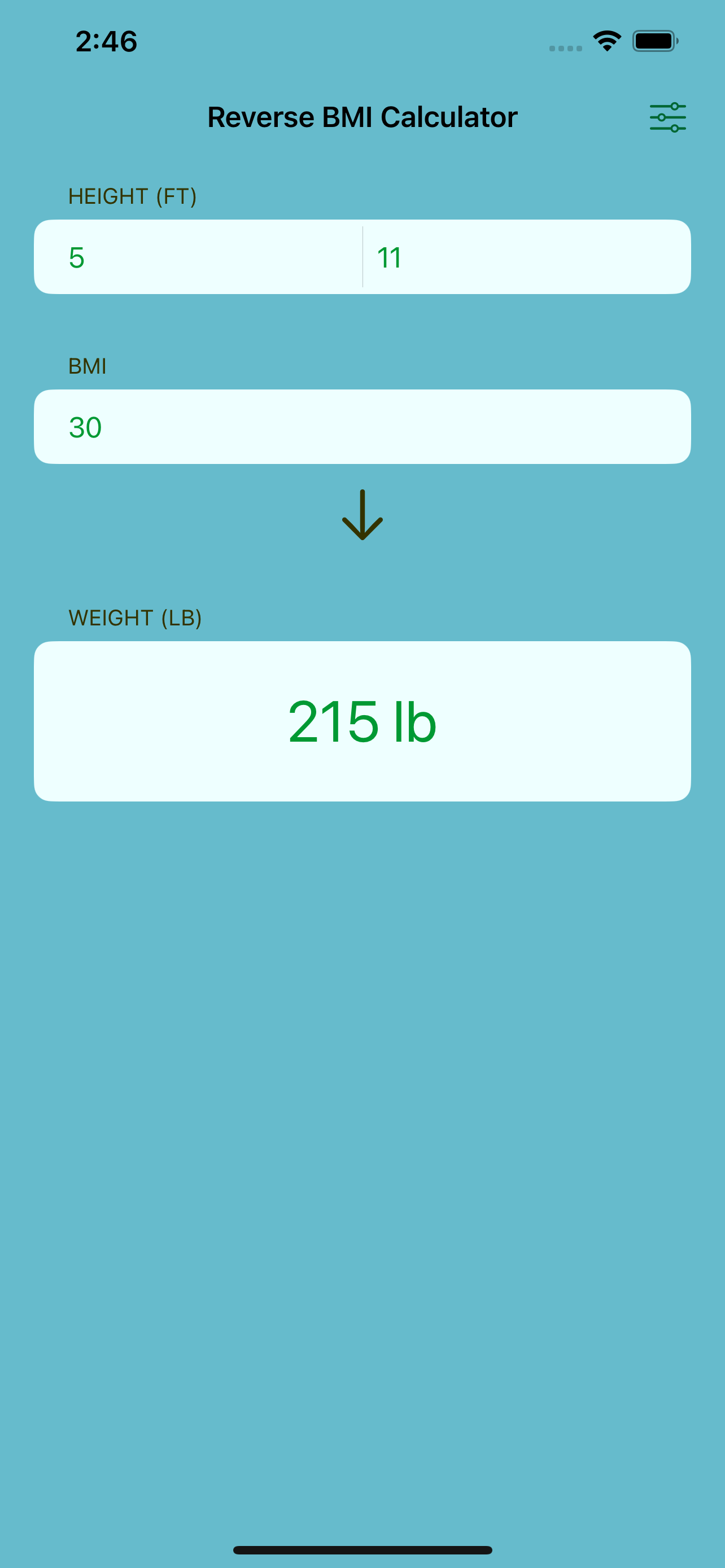 Reverse BMI Calculator – Stefan Scholl Software Development Reverse BMI Calculator – Stefan Scholl Software Development